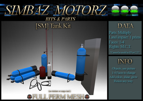 Second Life Marketplace - [SM] Tank Kit-FP